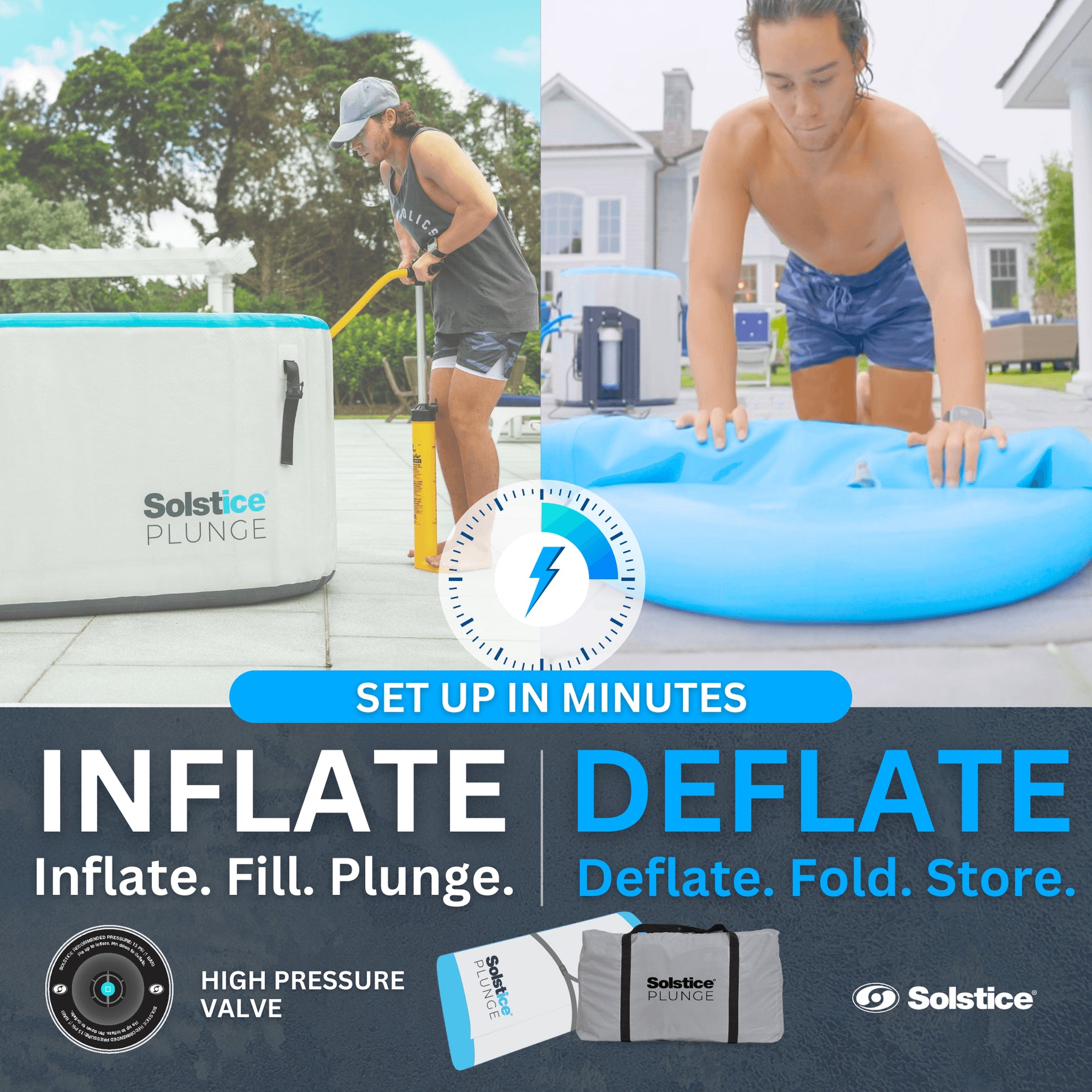 SOLSTICE COLD PLUNGE Inflatable Tub – Solstice Watersports