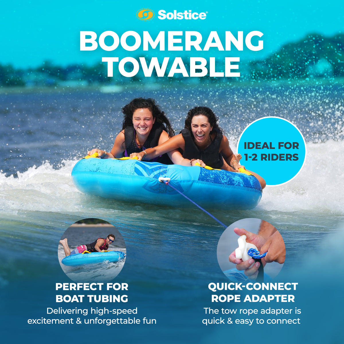 Solstice Towable Boat Tubes – Solstice Watersports